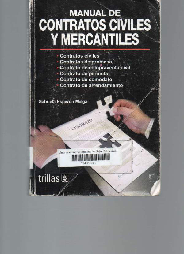 Manual de Contratos Civiles y Mercantiles | Moran y Cia